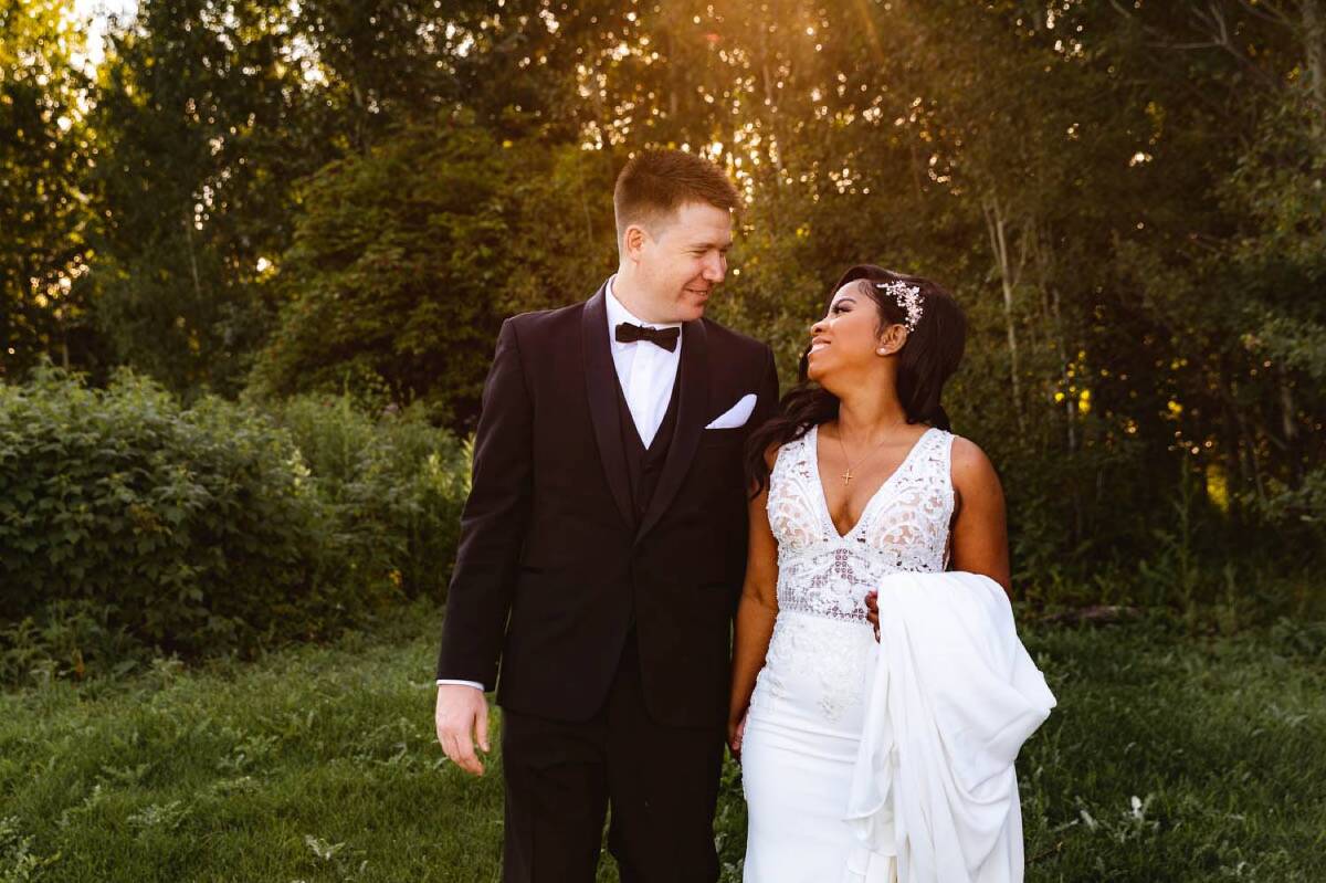 Intimate Backyard Wedding in Edmonton - Bella & Alex